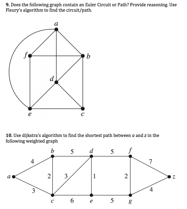Solved Discrete structures: Please complete question 9 and | Chegg.com