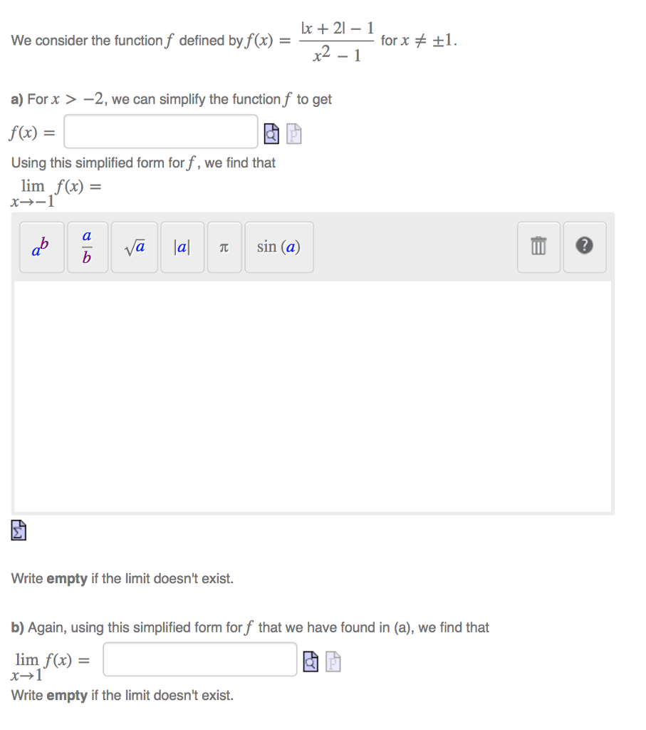 Solved x +21-1 2-1 We consider the function f defined byf(x) | Chegg.com
