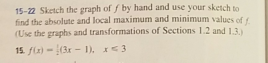 Solved Sketch the graph of f by hand and use your sketch to | Chegg.com