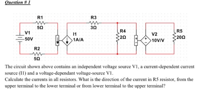 Solved The circuit shown above contains an independent | Chegg.com