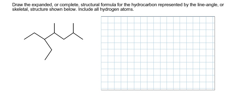 Solved Draw the expanded, or complete, structural formula | Chegg.com Solved Draw the expanded, or complete, structural formula | Chegg.com