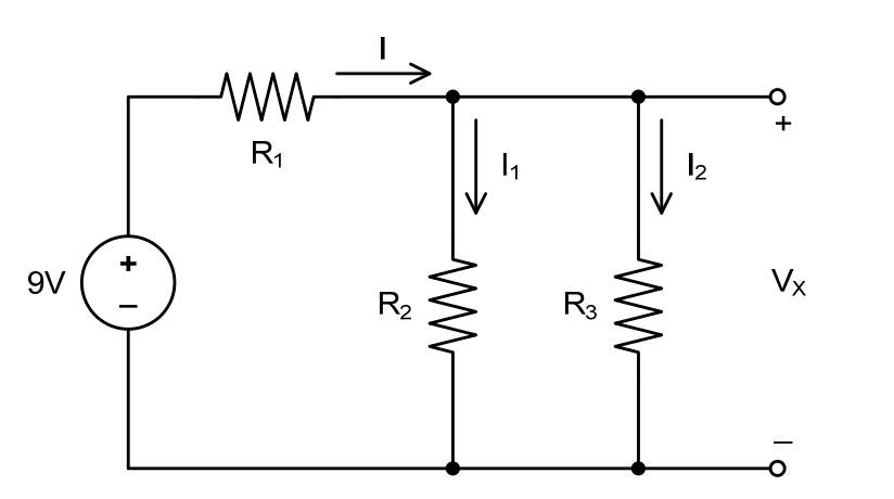 Solved Find I1, I2, I and VX using Ohm’s law. Use current | Chegg.com