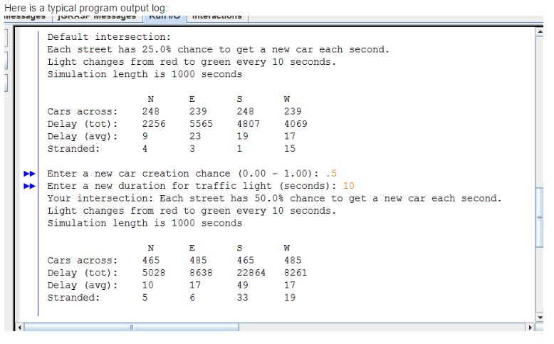 Solved Create a system to simulate vehicles at an | Chegg.com