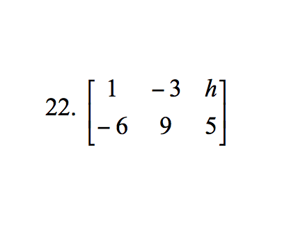 Solved Determine the values of h such that the matrix is an | Chegg.com