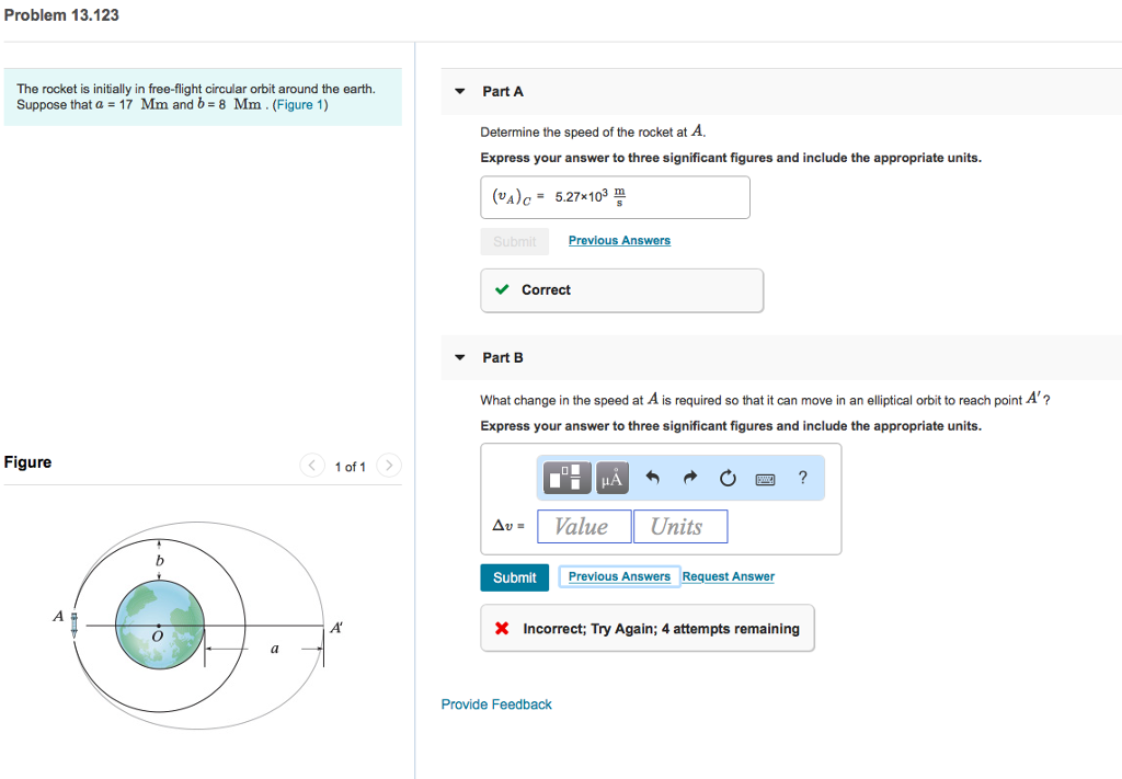 Solved Problem 13 123 The Rocket Is Initially In Free Flight