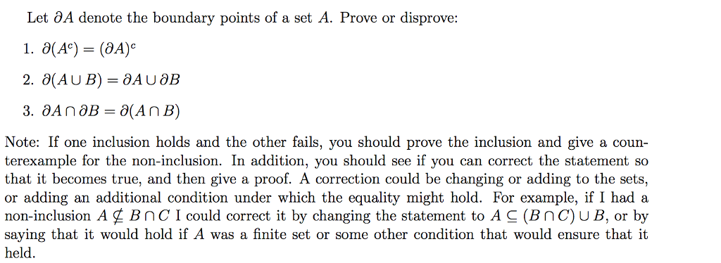 Solved Let Partial Differential A Denote The Boundary Points Chegg solved-let-partial-differential-a-denote-the-boundary-points-chegg