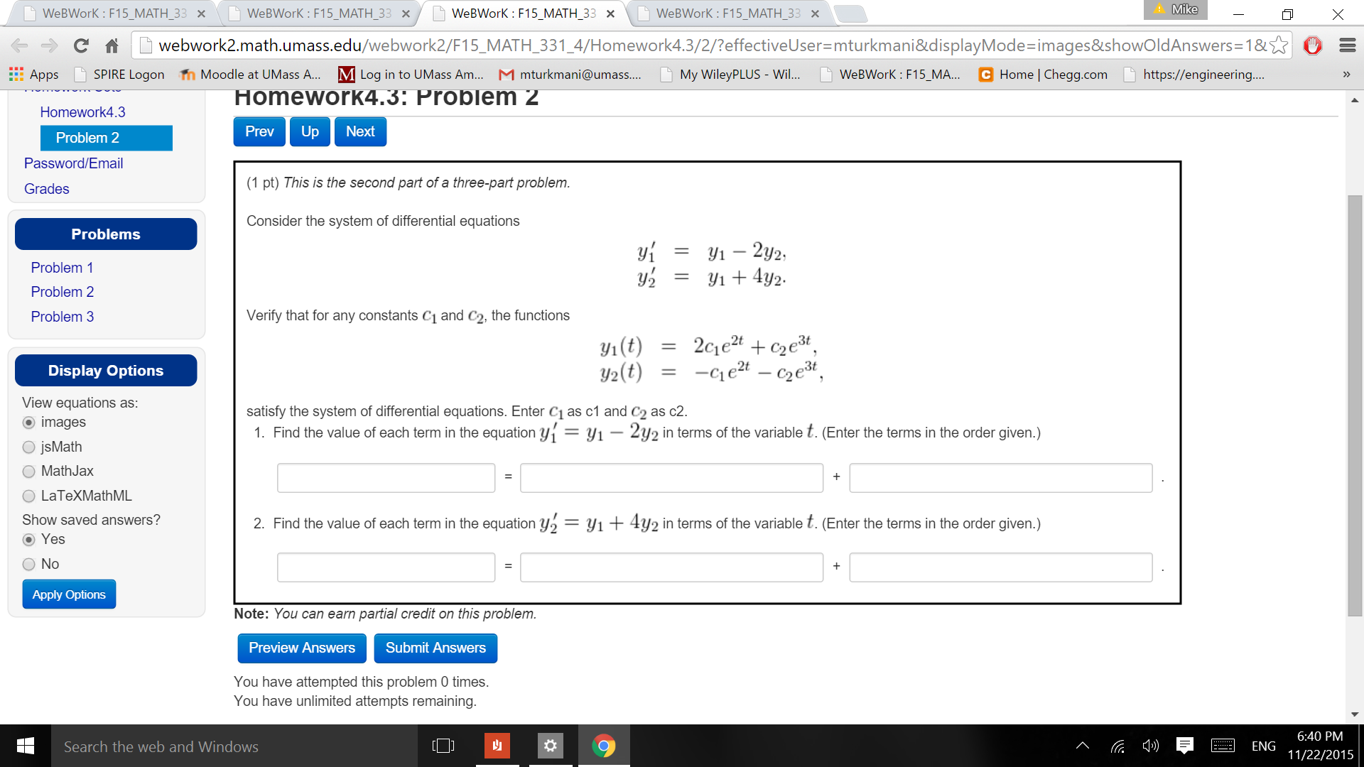 Solved This is the second part of a three-part problem. | Chegg.com
