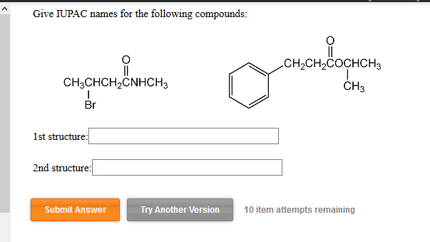 Solved Give IUPAC names for the following compounds: | Chegg.com