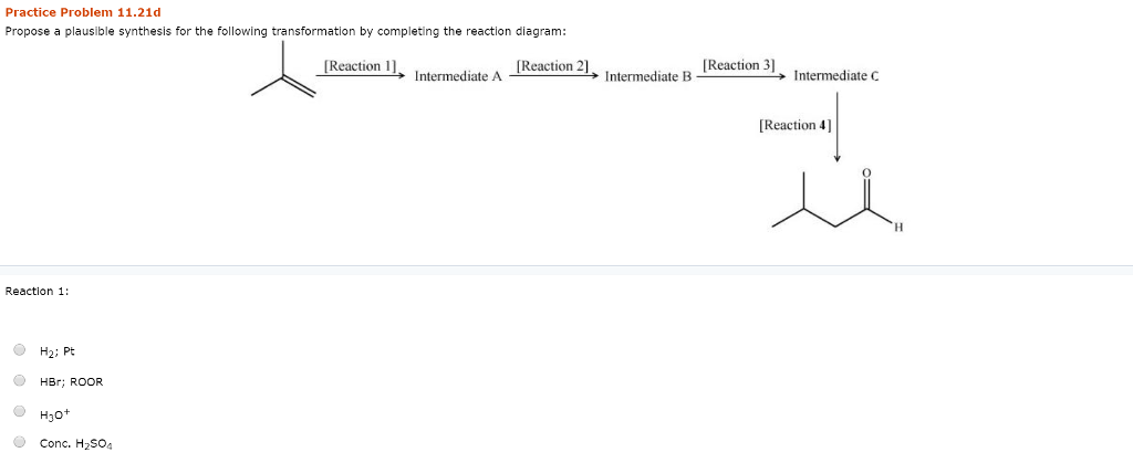 Solved Practice Problem 11.21d Propose a plausible synthesis | Chegg.com