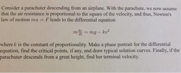 Solved This is for my differential equations class, please | Chegg.com