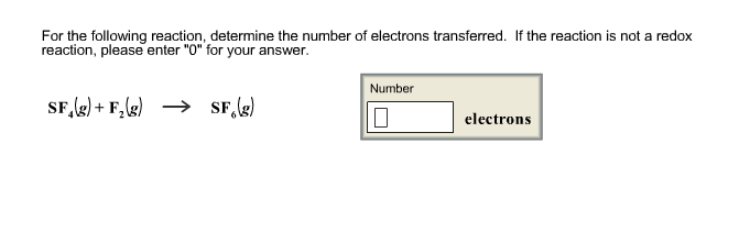 Solved For The Following Reaction Determine The Number Of