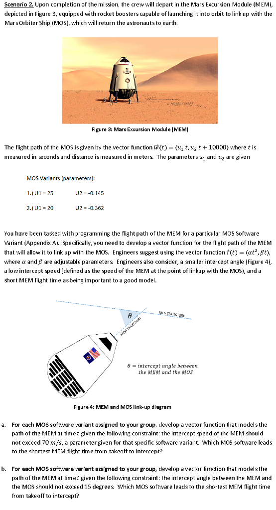 Upon completion of the mission, the crew will depart | Chegg.com