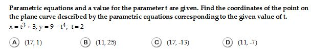 Core 4 Parametric Equations 2