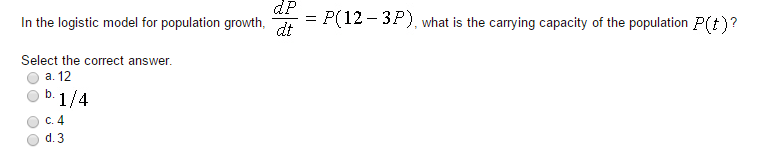 Solved In the logistic model for population growth, | Chegg.com