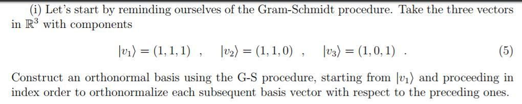 Solved (i) Let's start by reminding ourselves of the | Chegg.com