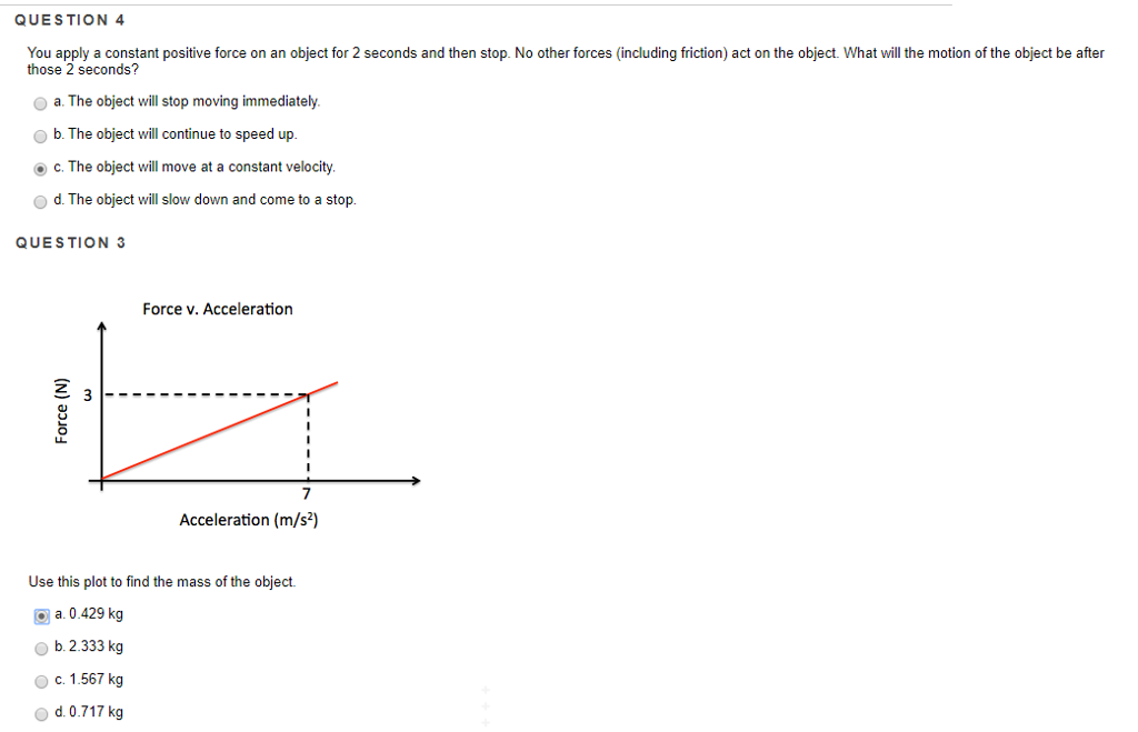 Solved You apply a constant positive force on an object for | Chegg.com