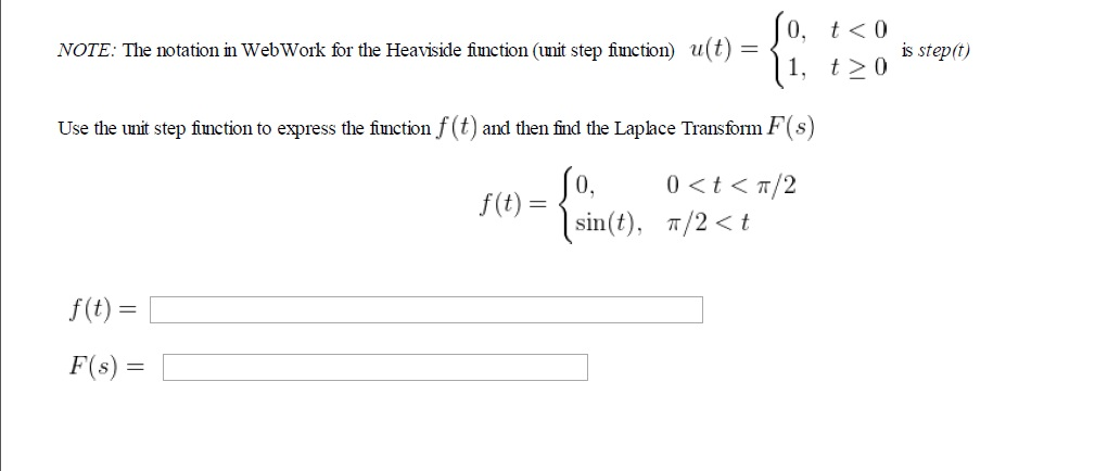 Solved 0, t 0 NOTE: The notation in Webwork for the | Chegg.com