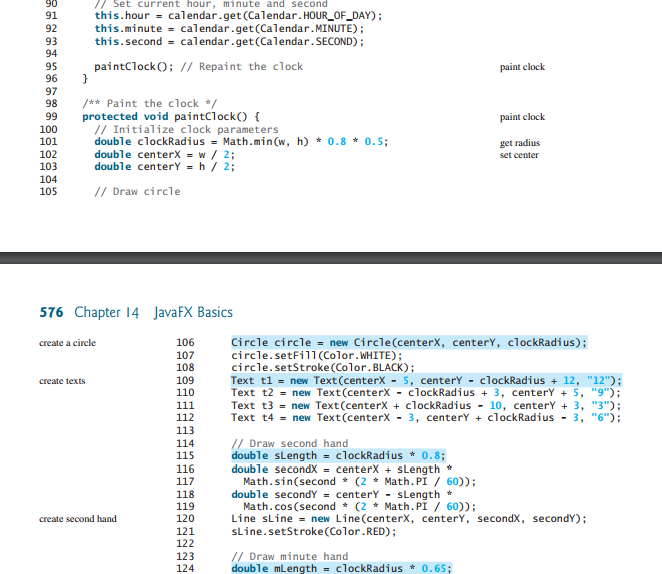 *6.7 (Set clock time) Write a program that displays a | Chegg.com