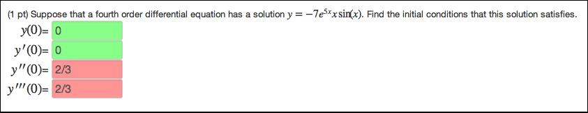 Solved Suppose That A Fourth Order Differential Equation Has