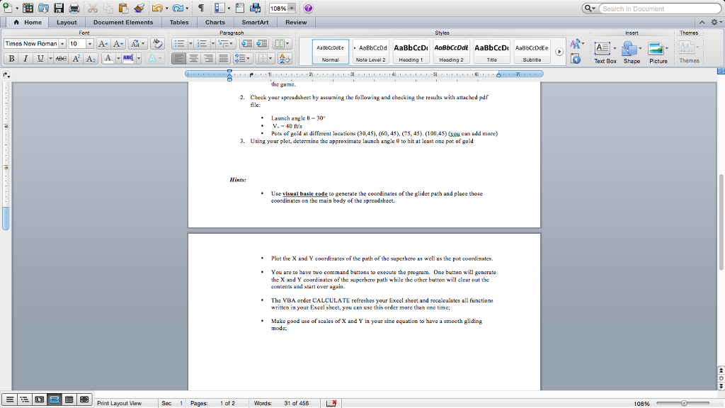 089% A Home Layout Document Elements Tables charts | Chegg.com