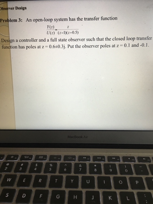 Solved An Open Loop System Has The Transfer Function 9817