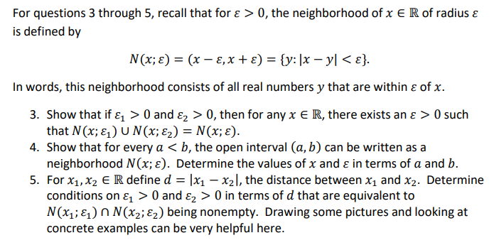 Solved For questions 3 through 5, recall that for ? > 0, the | Chegg.com