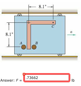 Solved The right-angle bar with equal legs weighs 7.9 lb and | Chegg.com