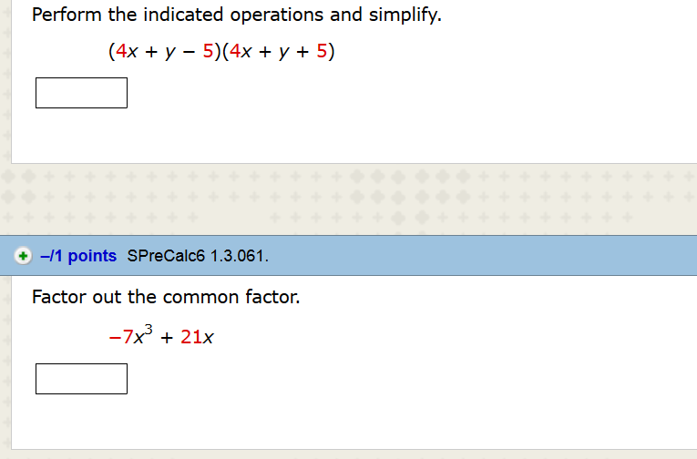 Solved Find the sum, difference, or product. (Simplify your | Chegg.com