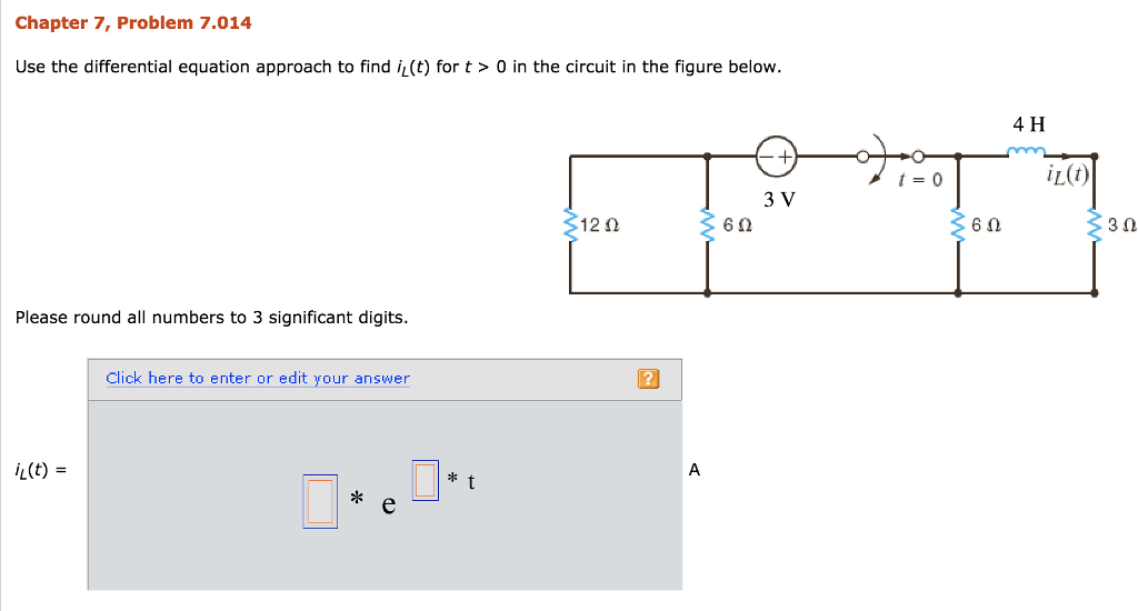Solved Chapter 7, Problem 7.014 Use the differential | Chegg.com