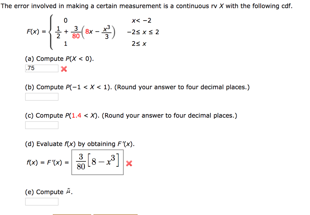 Solved The error involved in making a certain measurement is | Chegg.com