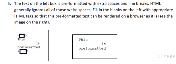 Solved The text on the left box is pre-formatted with extra | Chegg.com