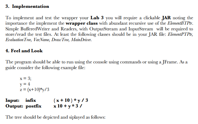 1 Description The development a wrapper class. A | Chegg.com