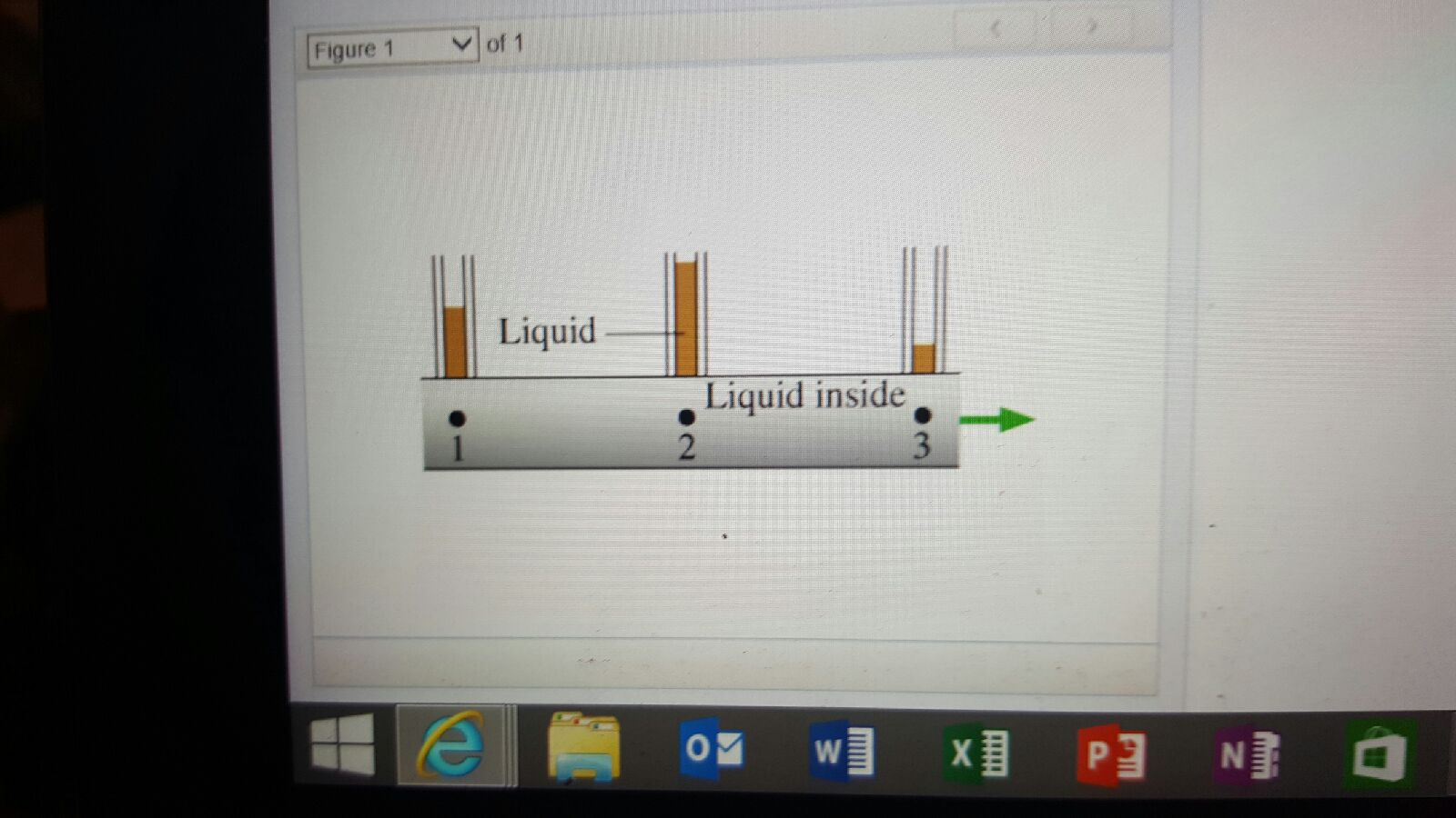 Solved liquid flows through a pipe as shown in the figure. | Chegg.com