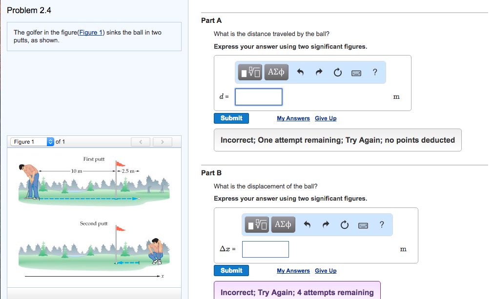 Solved Part A What is the distance traveled by the ball? | Chegg.com