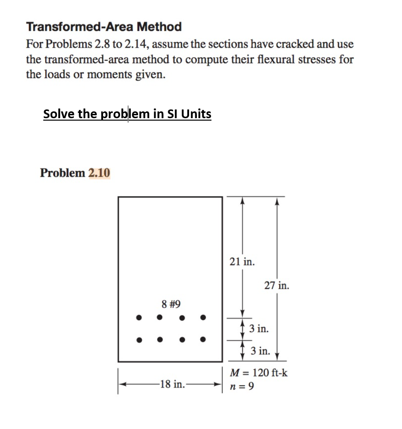 Solved Transformed-Area Method For Problems 2.8 to 2.14, | Chegg.com