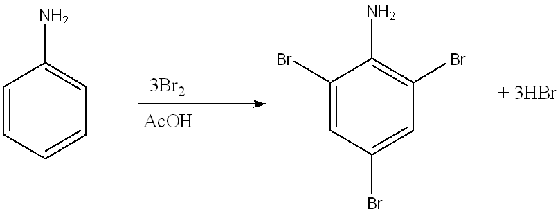Solved NH2 NH2 Br Br 3BI2 3HBr AcOH Br | Chegg.com