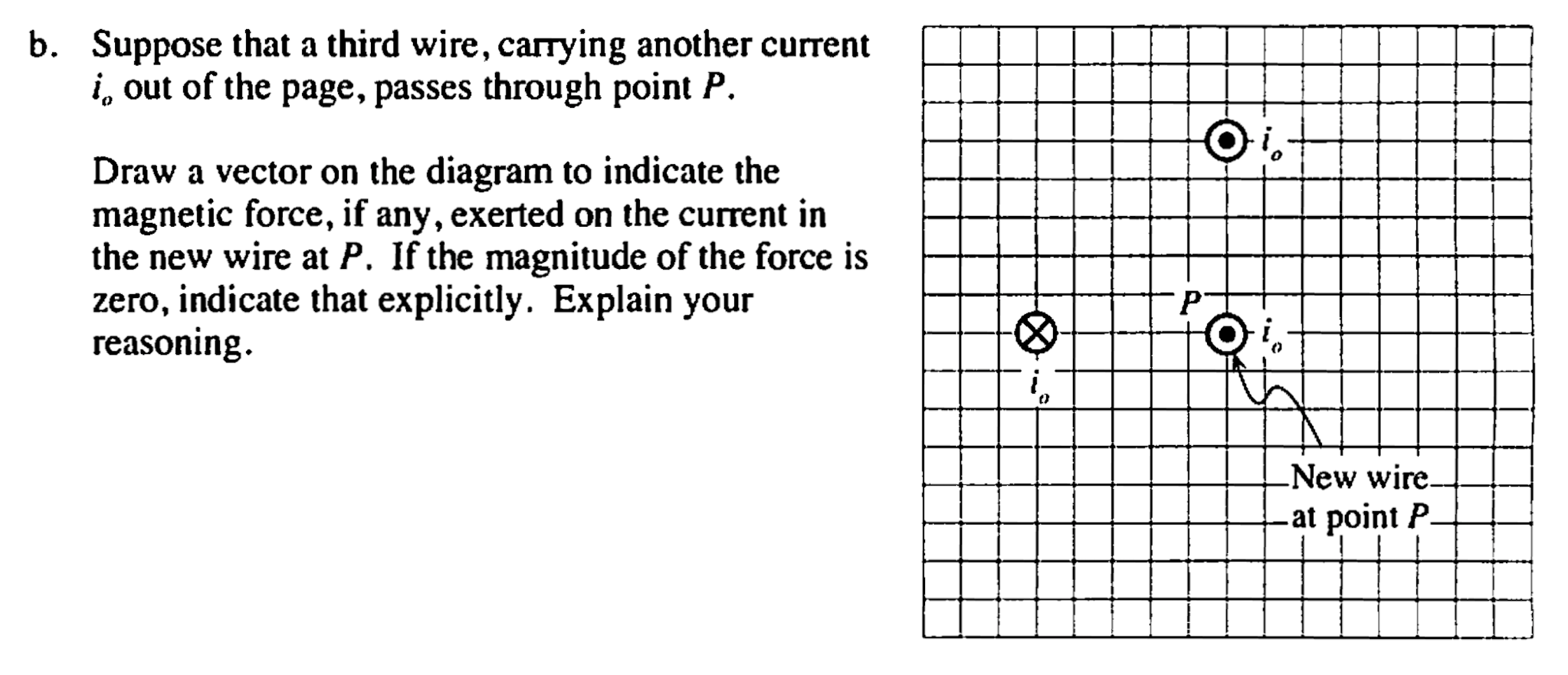 Solved Suppose that a third wire, carrying another current | Chegg.com