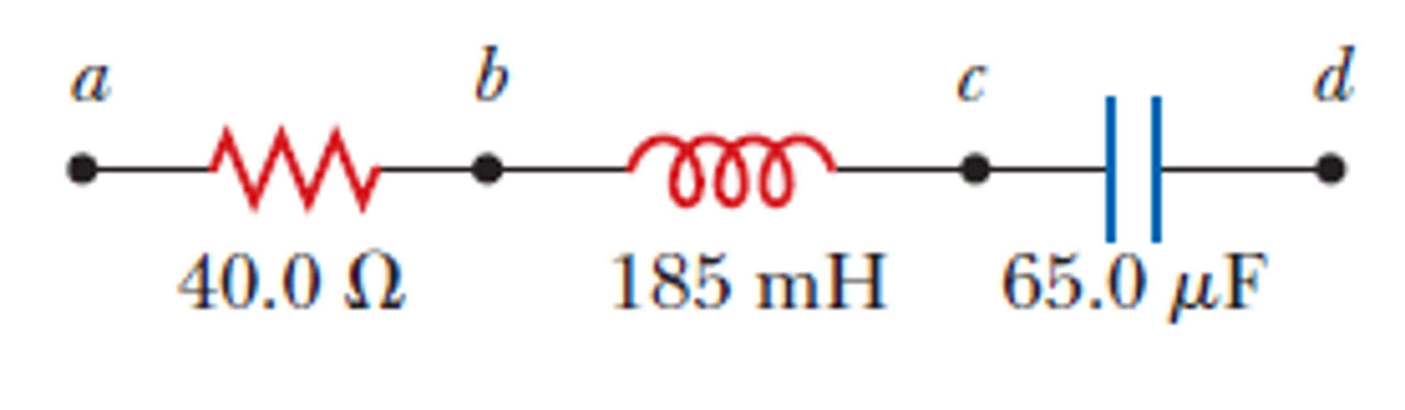 Solved An AC source with a maximum voltage of 125 V and f = | Chegg.com