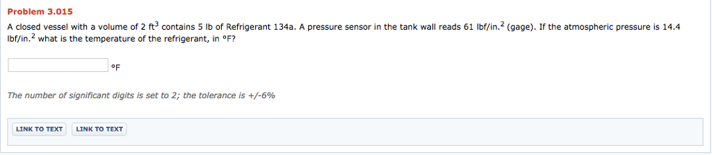 Solved Problem 3.015 A closed vessel with a volume of 2 ft3 | Chegg.com