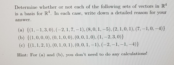 Solved Determine whether or not each of the following sets | Chegg.com Solved Determine whether or not each of the following sets | Chegg.com