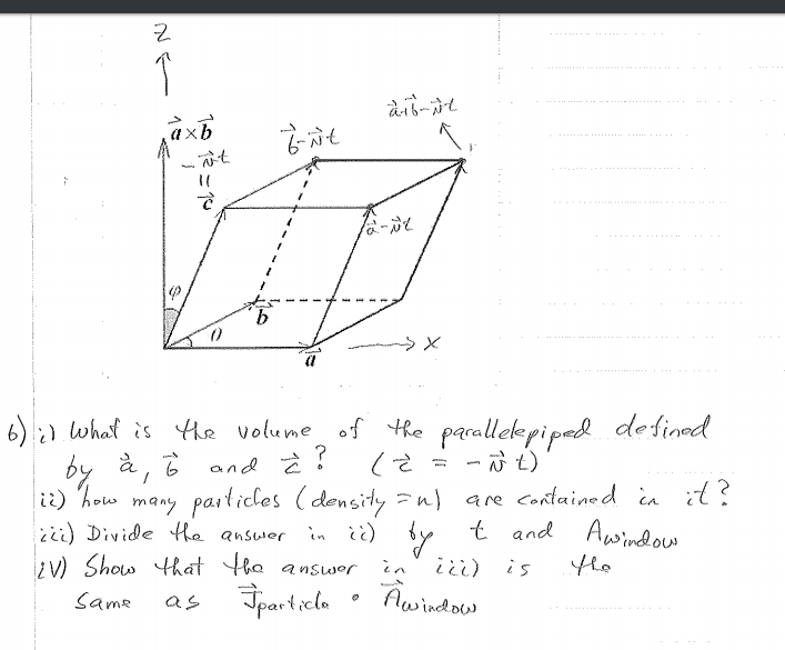 Solved i) What is the volume of the parallelepiped defined | Chegg.com