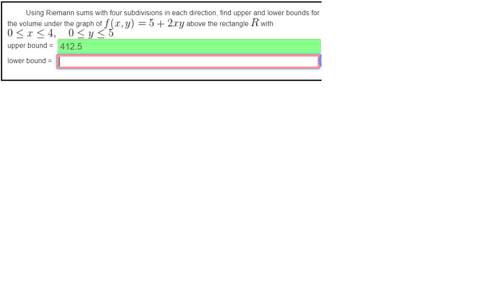 Solved Using Riemann sums with four subdivisions in each | Chegg.com