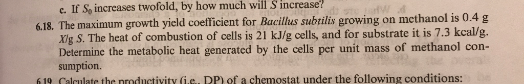 Solved c. If So increases twofold, by how much will S | Chegg.com
