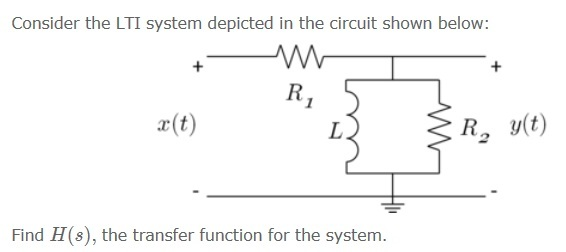 Solved Consider the LTI system depicted in the circuit shown | Chegg.com