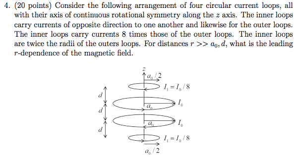 Solved Consider the following arrangement of four circular | Chegg.com