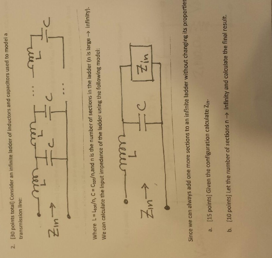 Solved Consider an infinite ladder of Inductors and | Chegg.com