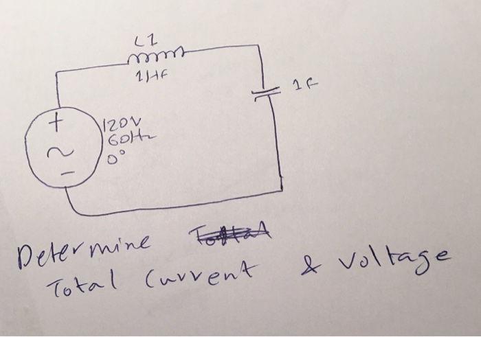 Solved Determine the total Current & Voltage | Chegg.com
