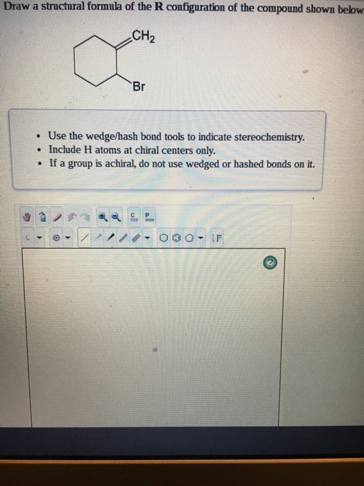Solved Draw a structural formula of the R configuration of | Chegg.com