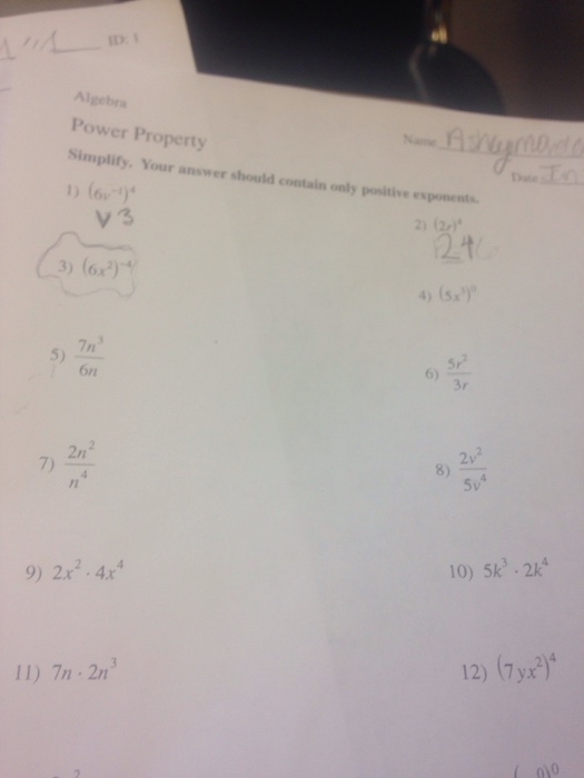 Solved Simplify. (text not clear) 7n^3/6n 5r^2/3r 2n^2/n^4 | Chegg.com