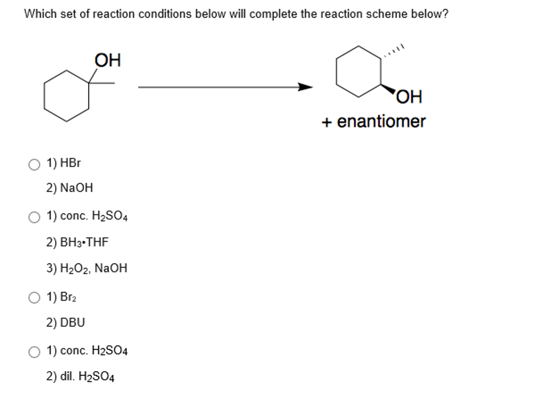 Solved Which set of reaction conditions below will complete | Chegg.com Solved Which set of reaction conditions below will complete | Chegg.com
